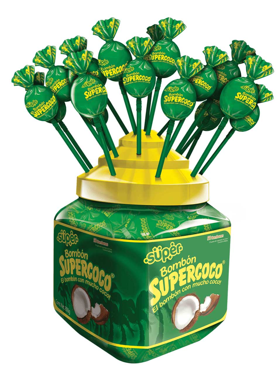 Bombón Supercoco en tarro - Super