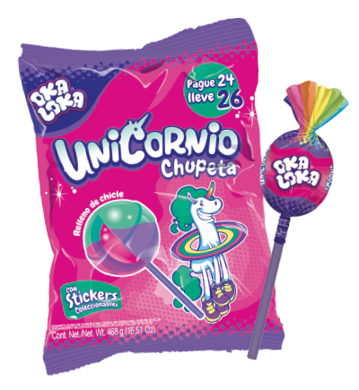 Oka Loka unicornio chupeta